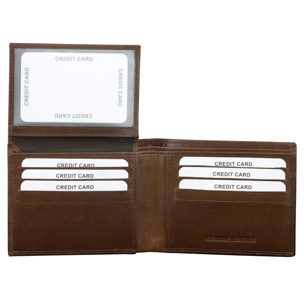 12 Card RFID Wallet with a Flap - SM-903OBR - Koruma.co.uk