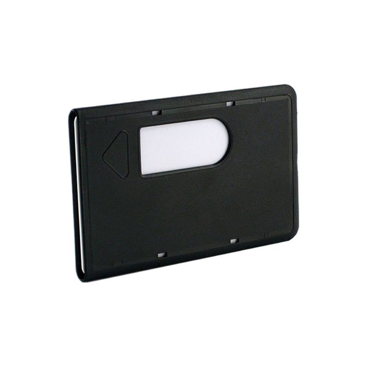 Credit Debit Card Protector Holder - Plastic Sleeve - Black - KUK-51BL ...