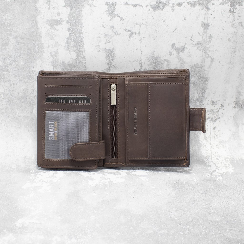 Personalised Leather RFID Wallet - Blind Embossed - Silver/Gold ...