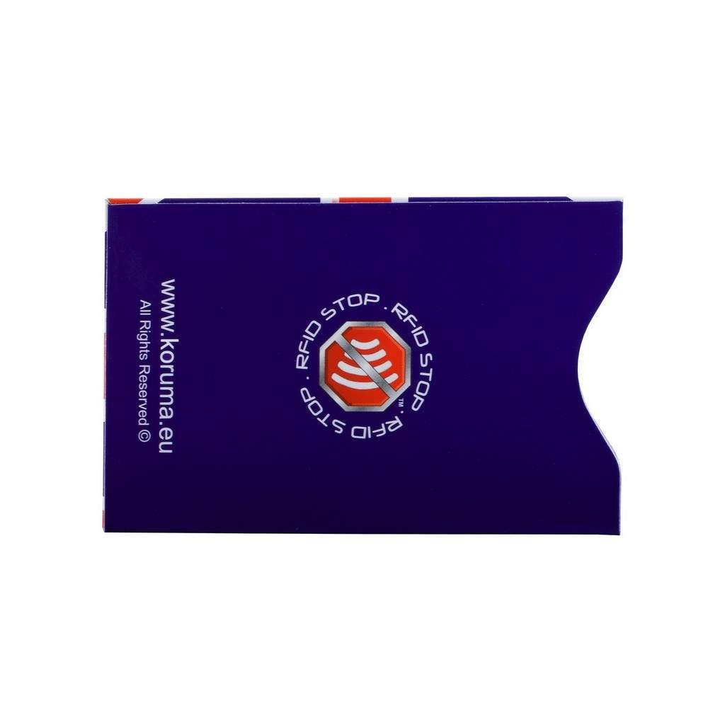 RFID Blocking Credit Card Protection Sleeve - Union Jack- Koruma