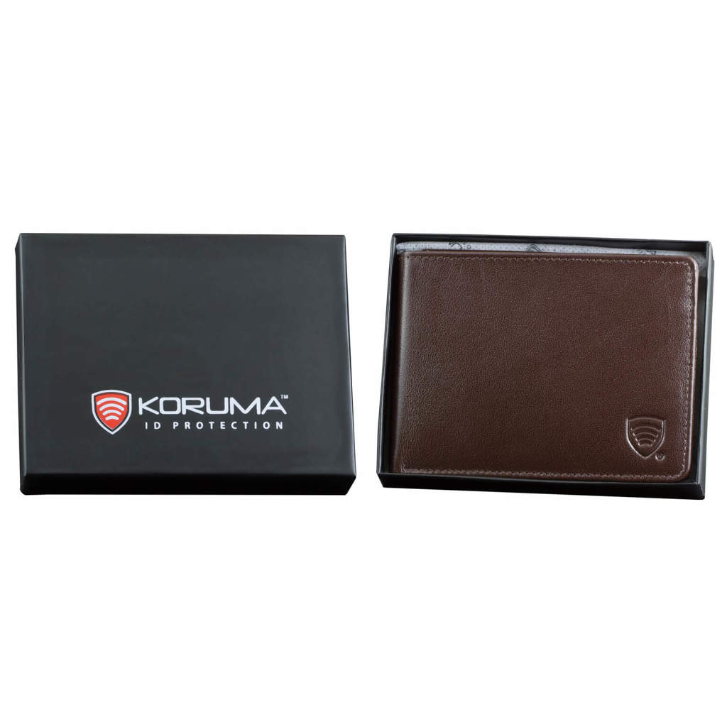 RFID blocking wallet - ELEGANCE - KUK-97BBR - Koruma.co.uk